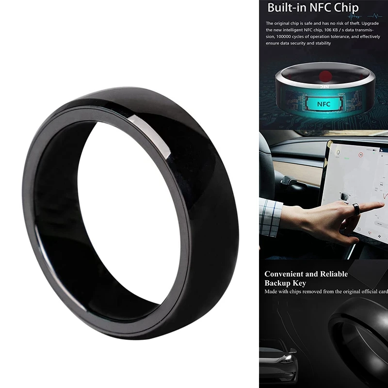 Smart-Ring-Key-Card-Key-Fob-NFC-Replacement-For-Tesla-Model-3-Model-Y ...
