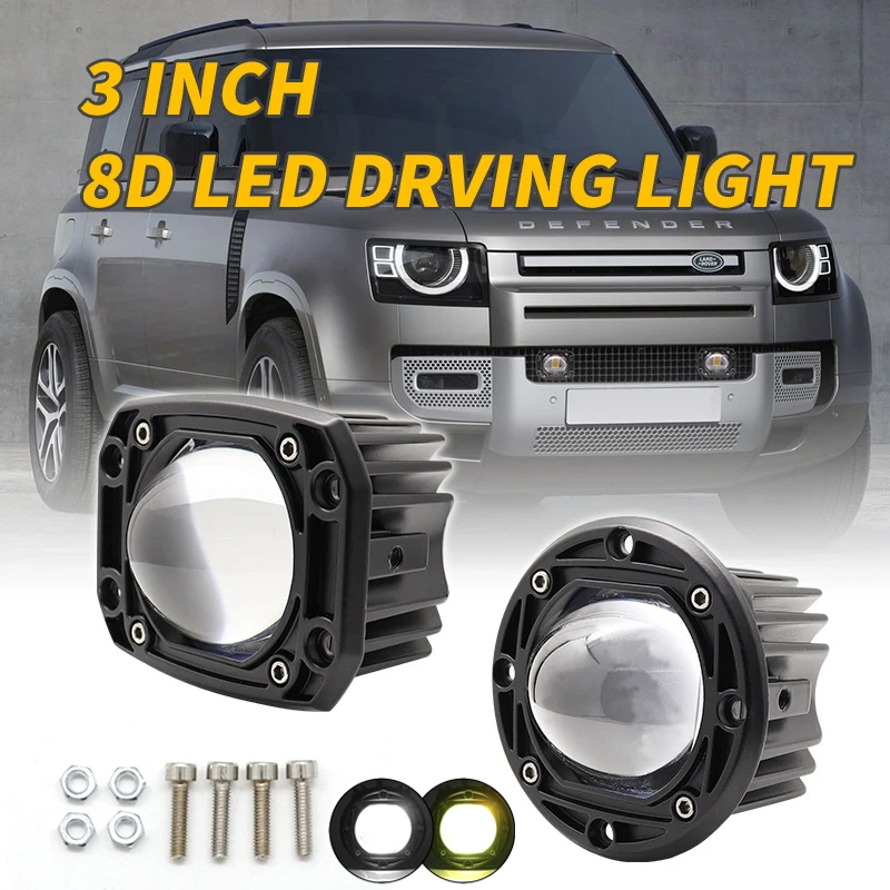 3Inch-8D-Fog-Light-LED-Work-Pod-Light-Dual-Color-Spotlight-Angel-Eyes ...