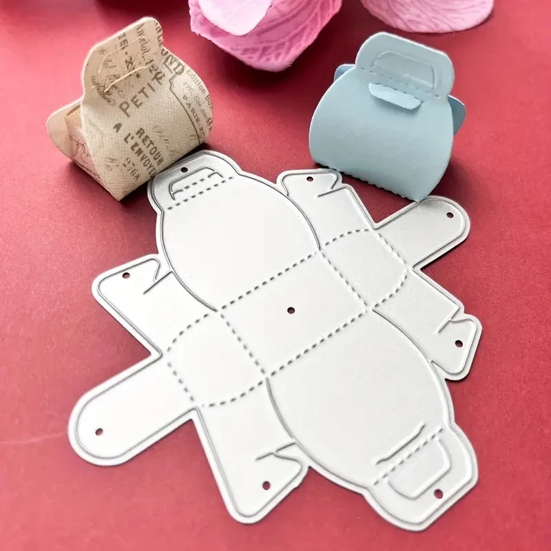 1pc, Mini Box Die Cuts, Small Gift Box Cutting Die Stencil, Embossing ...