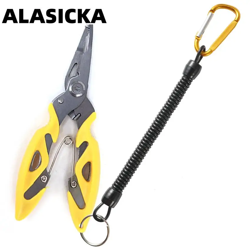 Stainless-Steel-Curved-Mouth-Fishing-Pliers-Multi-function-Lua-Pliers-Vigorous-Horse-Fishing ...