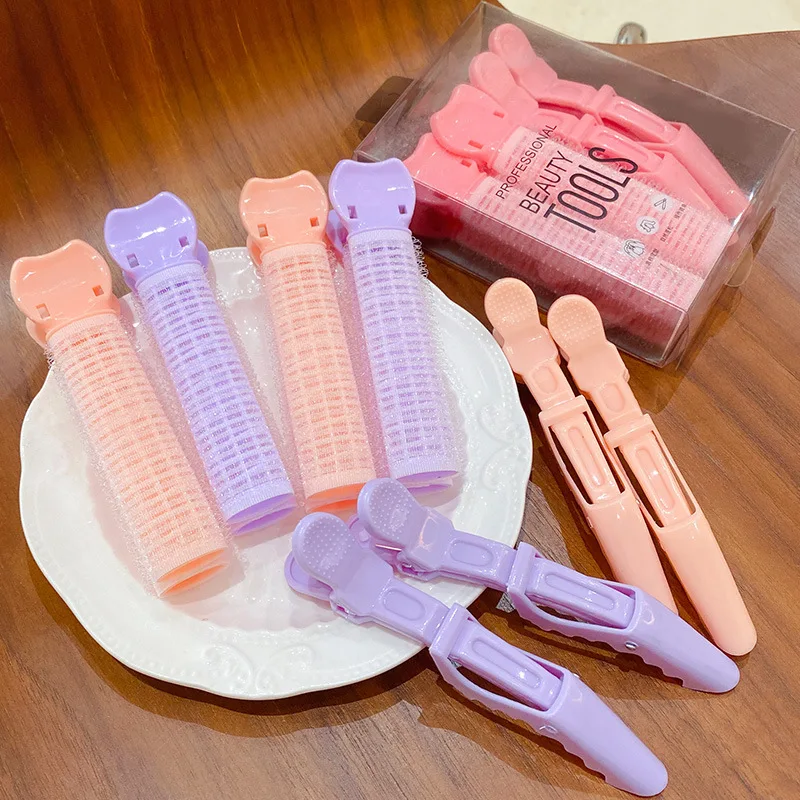 4pcs-Natural-Fluffy-Hair-Clip-Hair-Curler-Set-Sleeping-Overnight ...