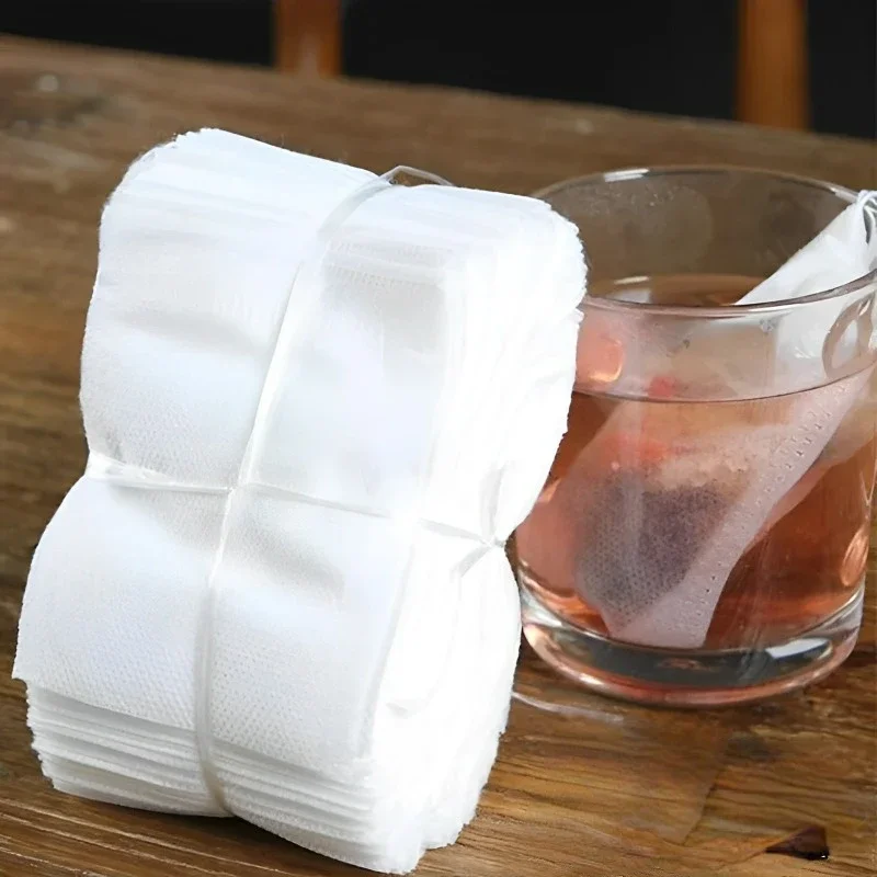 100-50PCS-Disposable-Tea-Bags-Non-woven-Fabric-Tea-Infuser-with-String ...