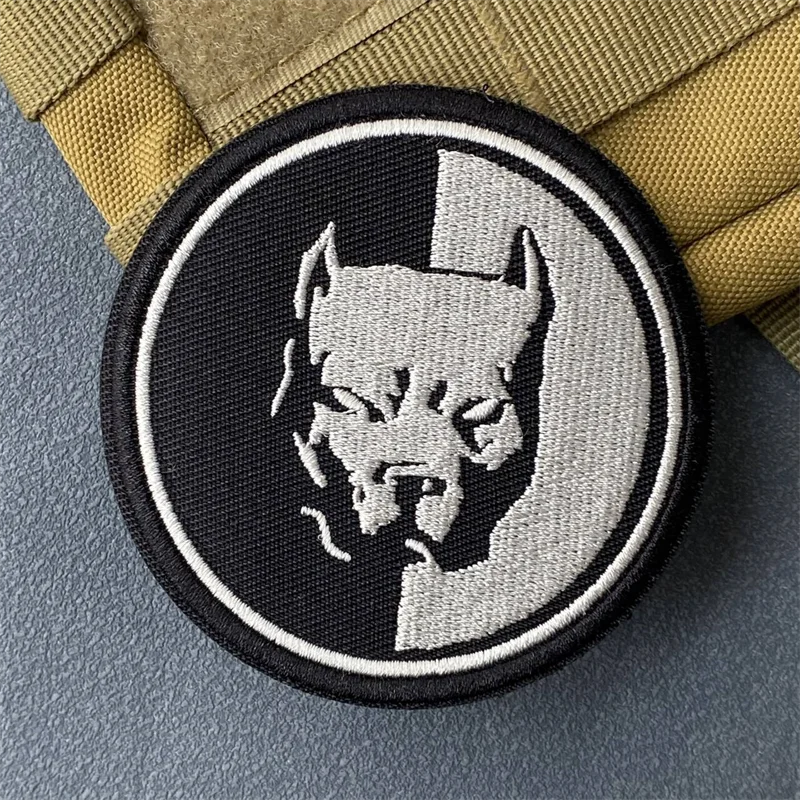Pit Bull Patch tattica Morale militare Distintivo Ricamo Gancio e ...
