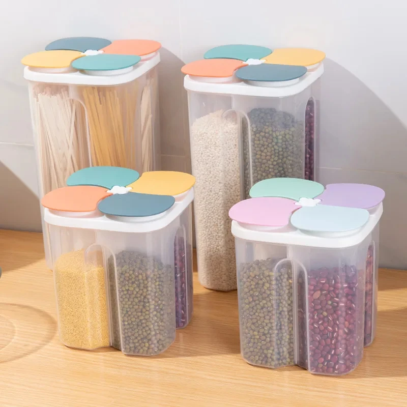 Cereals-Storage-Box-Moistureproof-Cereal-Storage-Container-Plastic ...