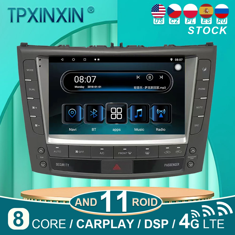 For Lexus Is 250 300c 350c 2006-2012 Android Car Radio Auto Radio 2 Din ...