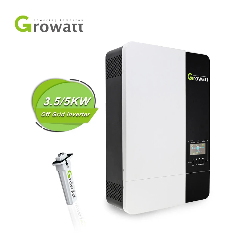 Growatt Spf5000Es 5Kw Off Grid Solar Inverter 48V Lithium Battery Support Parallel Up To 30Kw ...