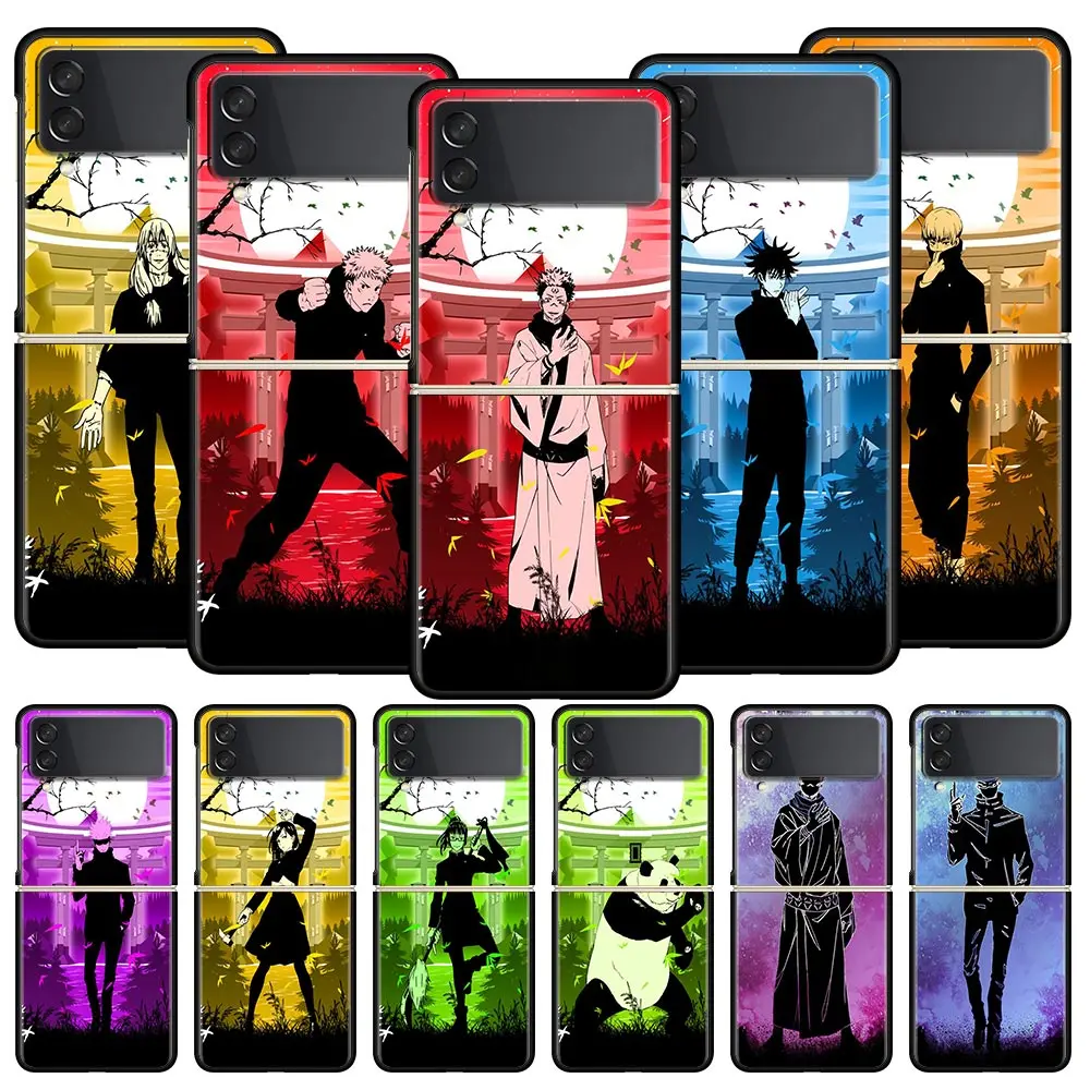 Gojo Jujutsu Kaisen Anime Yuji Itadori Satoru Z Flip 4 Phone Case para ...