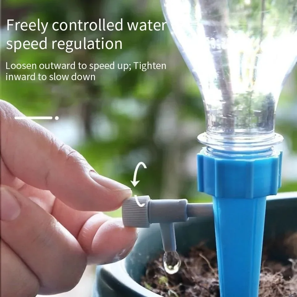 Automatic Drip Irrigation System Self Watering Spike for Flower Plants ...