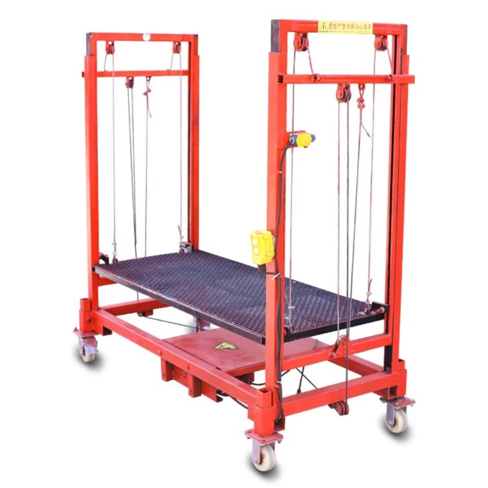 Customized electric scaffolding site lifting climbing remote control ...