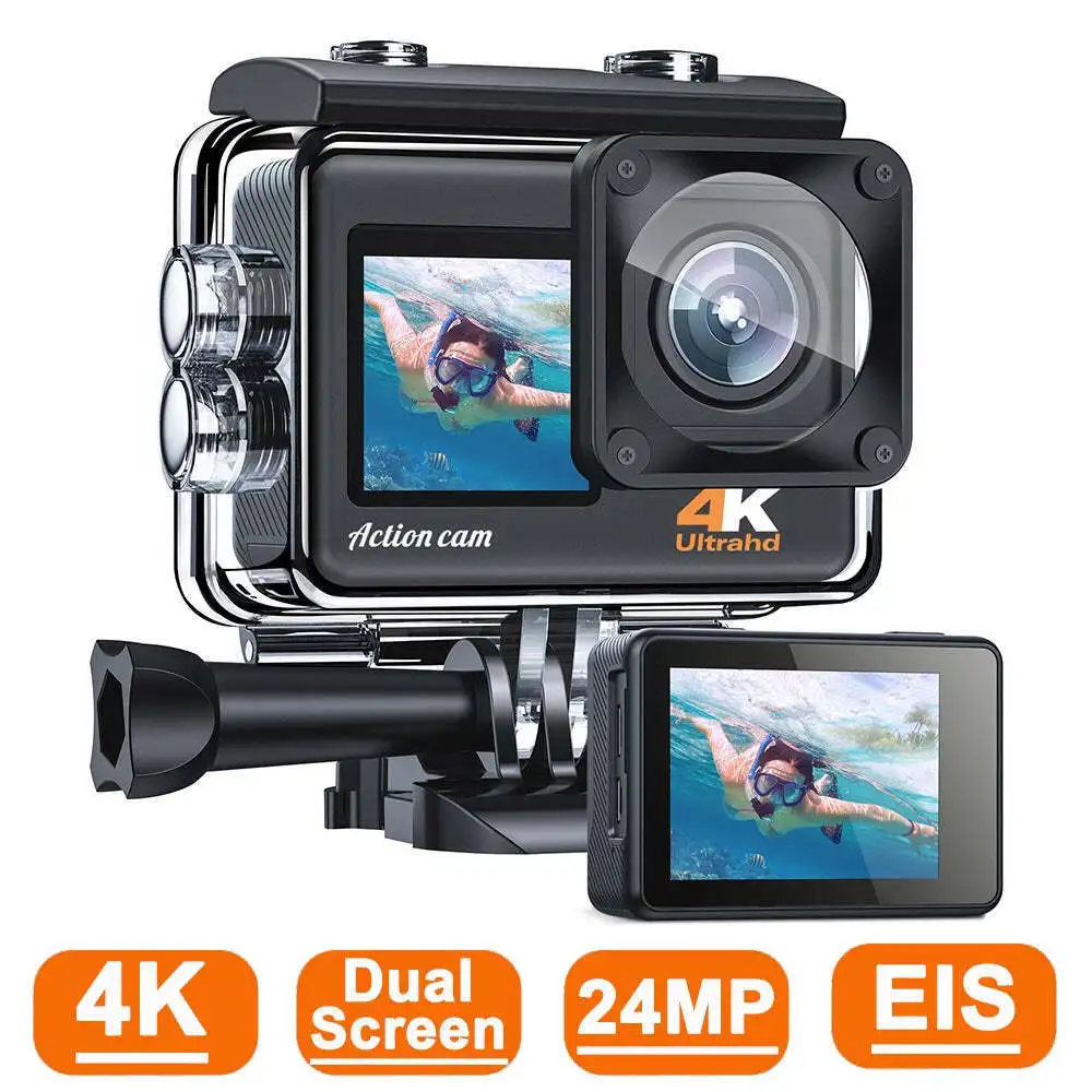 4K-Sports-Action-Camera-Dual-Screen-24MP-30FPS-40M-Waterproof ...