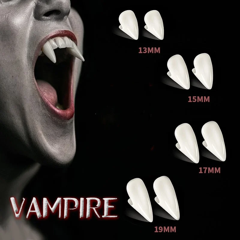 Halloween Decoration Vampire Teeth Fangs Dentures Props Halloween ...