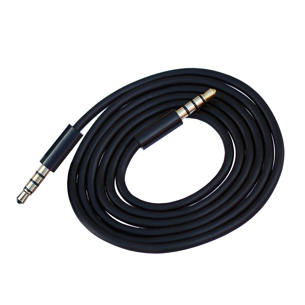 5M 7M 4 Pole Stero Audio Cable Car AUX MP3/MP4 3.5mm Male to Male ...
