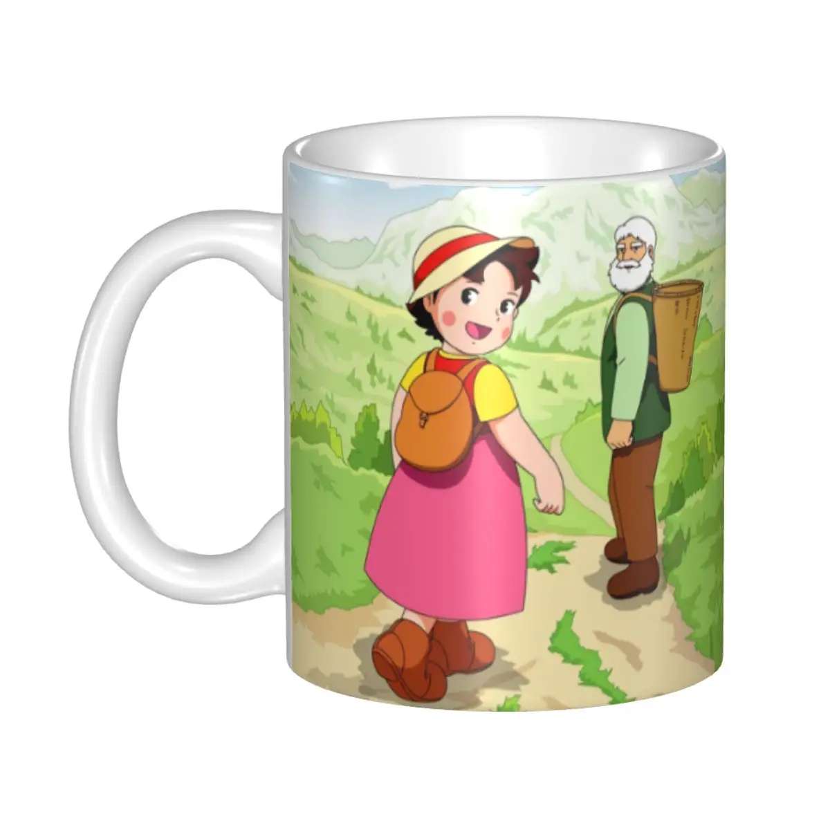 DIY-Anime-Heidi-Girl-Of-The-Alps-Ceramic-Mug-Custom-Heidi-Peter-Grandpa ...