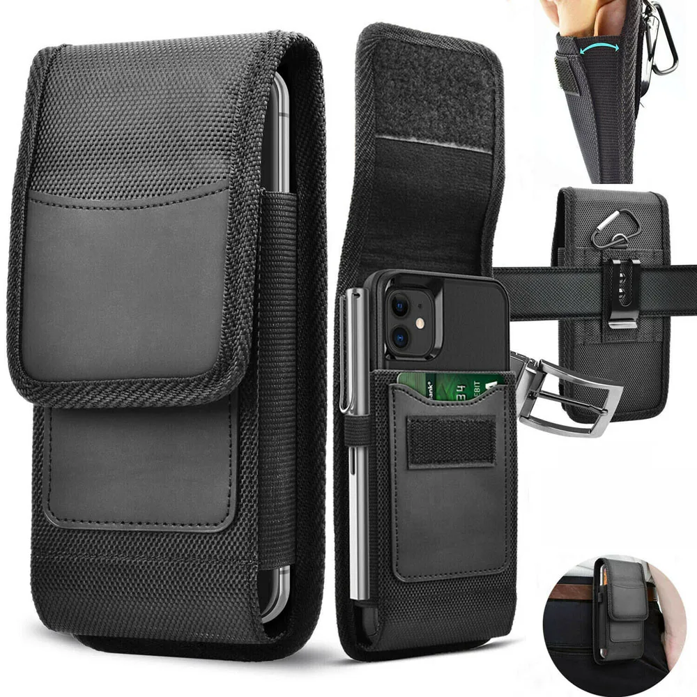 Large Capacity Mobile Phone Bags Cell Phone Holster Pouch With Belt ...