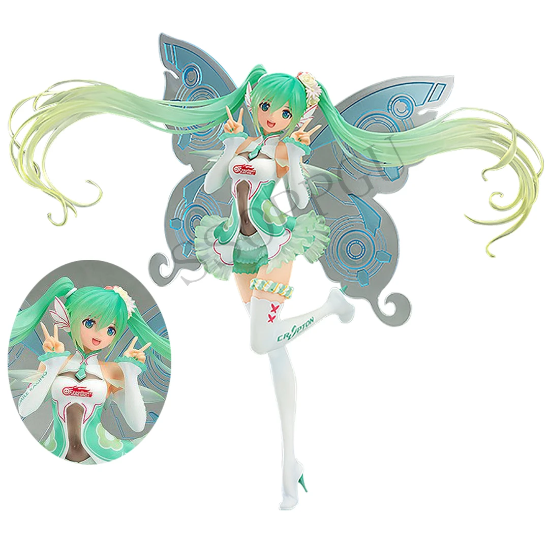 VOCALOID Hatsune Miku Figure TONY Racing Miku Japanese Anime Girl PVC ...