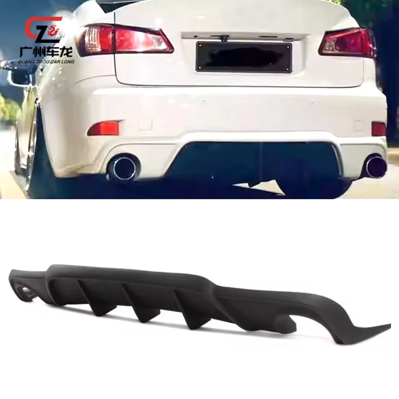 For-Lexus-IS250-IS300-IS350-2006-2012-Body-Kit-Gloss-Black-Primed-Rear ...