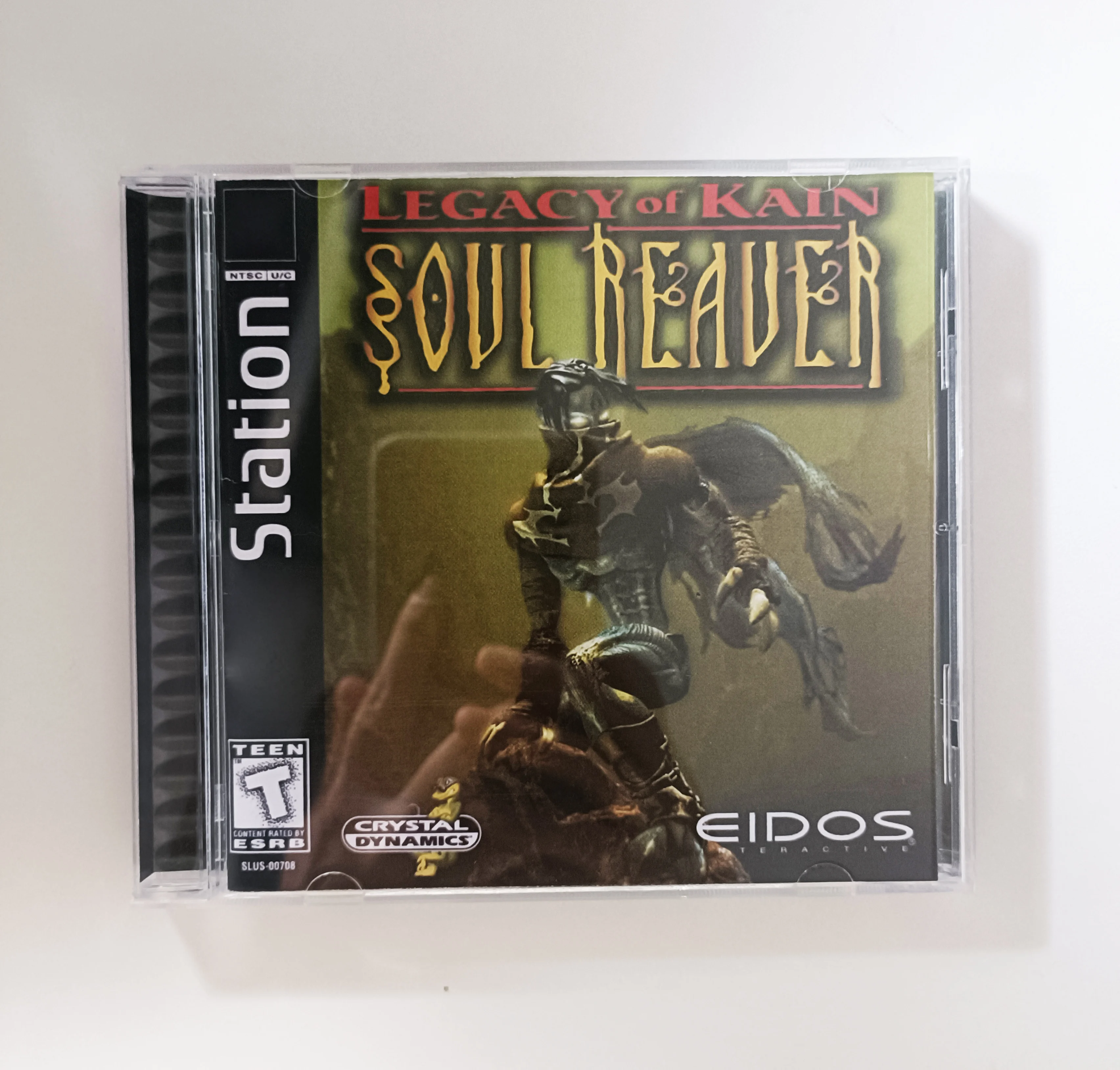 Ps1-Copy-Game-Disc-Soul-Reaver-Met-Handmatige-Serie-Unlock-Console ...