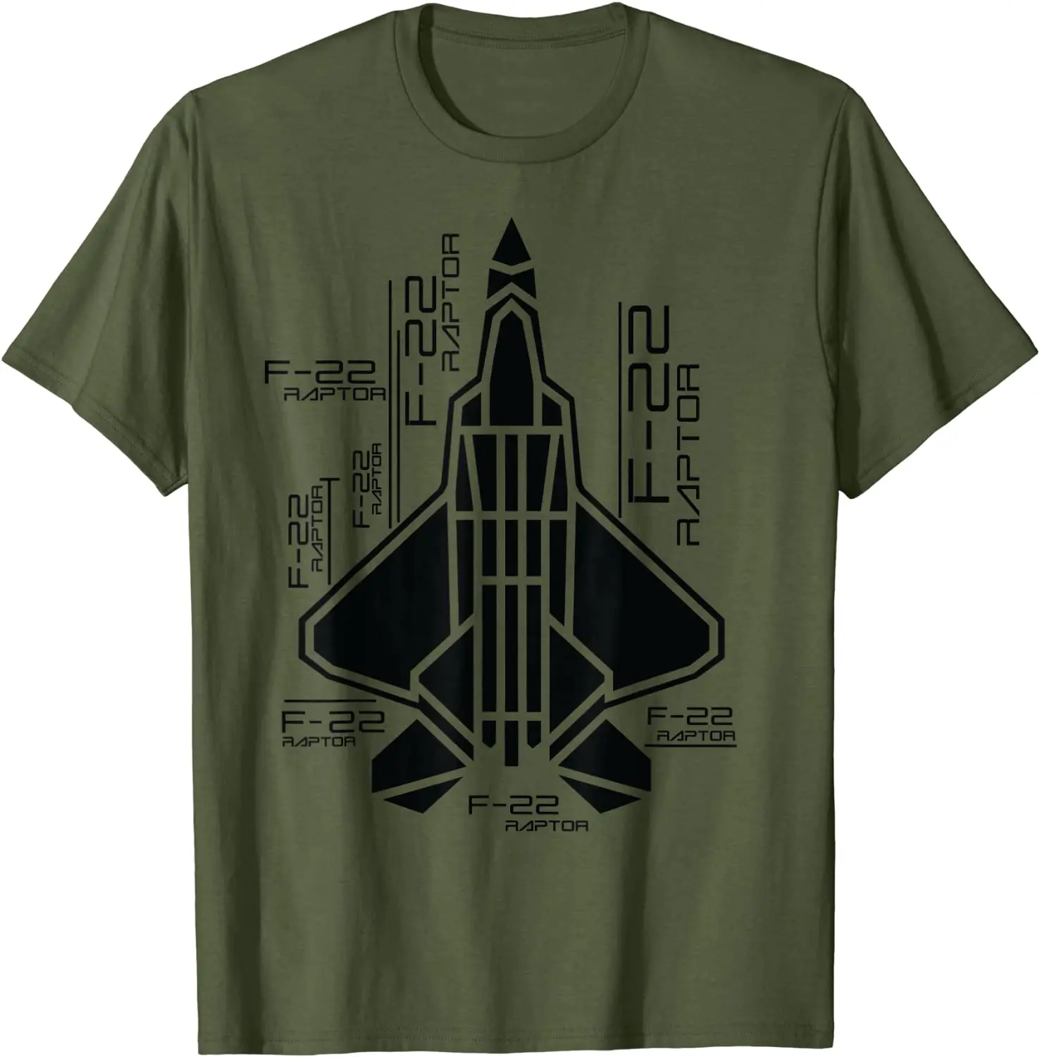 Raptor Airplane F 22 Jet Fighter Souvenir and Fighter Jet T Shirt Short ...