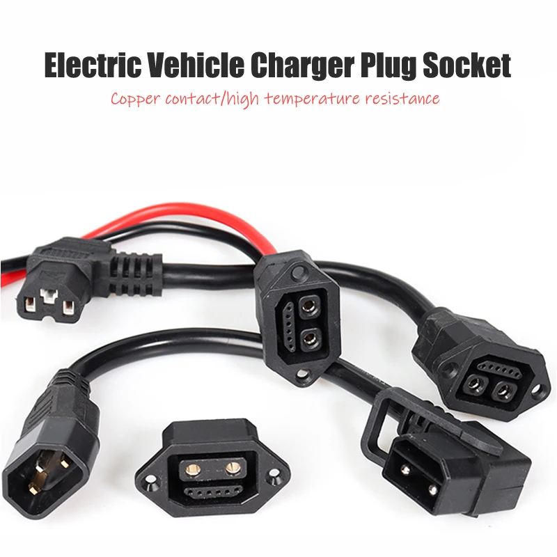 2-6-Electric-Vehicle-Charger-Plug-Socket-with-Wire-8Pin-E-bike-Lithium ...