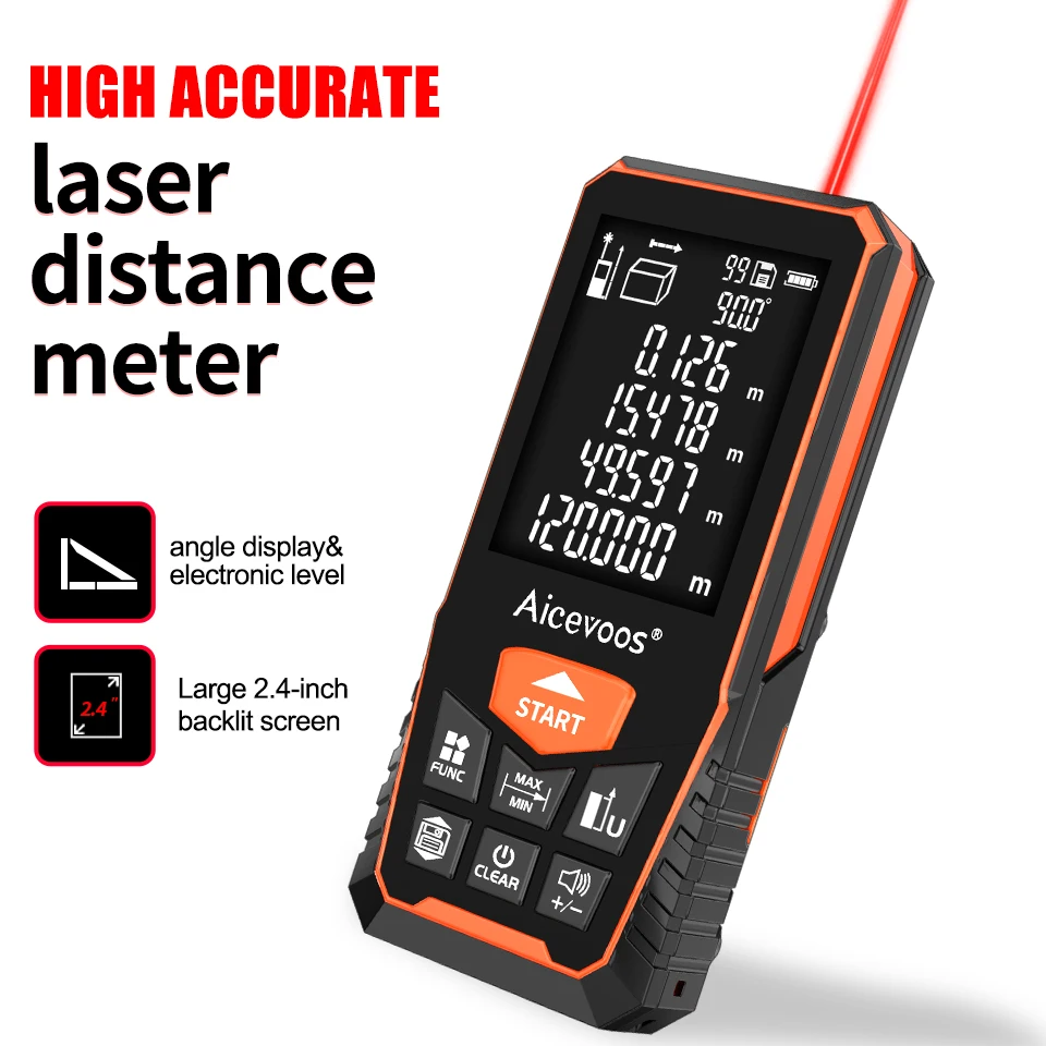 Aicevoos-Tel-metro-Digital-Laser-Fita-M-trica-Laser-Trena-Roleta-Range ...