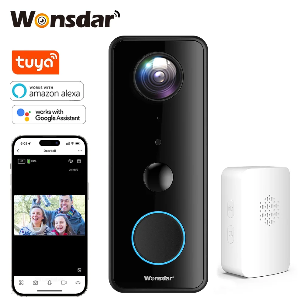 2MP-1080P-Outdoor-Wireless-Doorbell-IP66-Waterproof-Door-Video-Phone ...