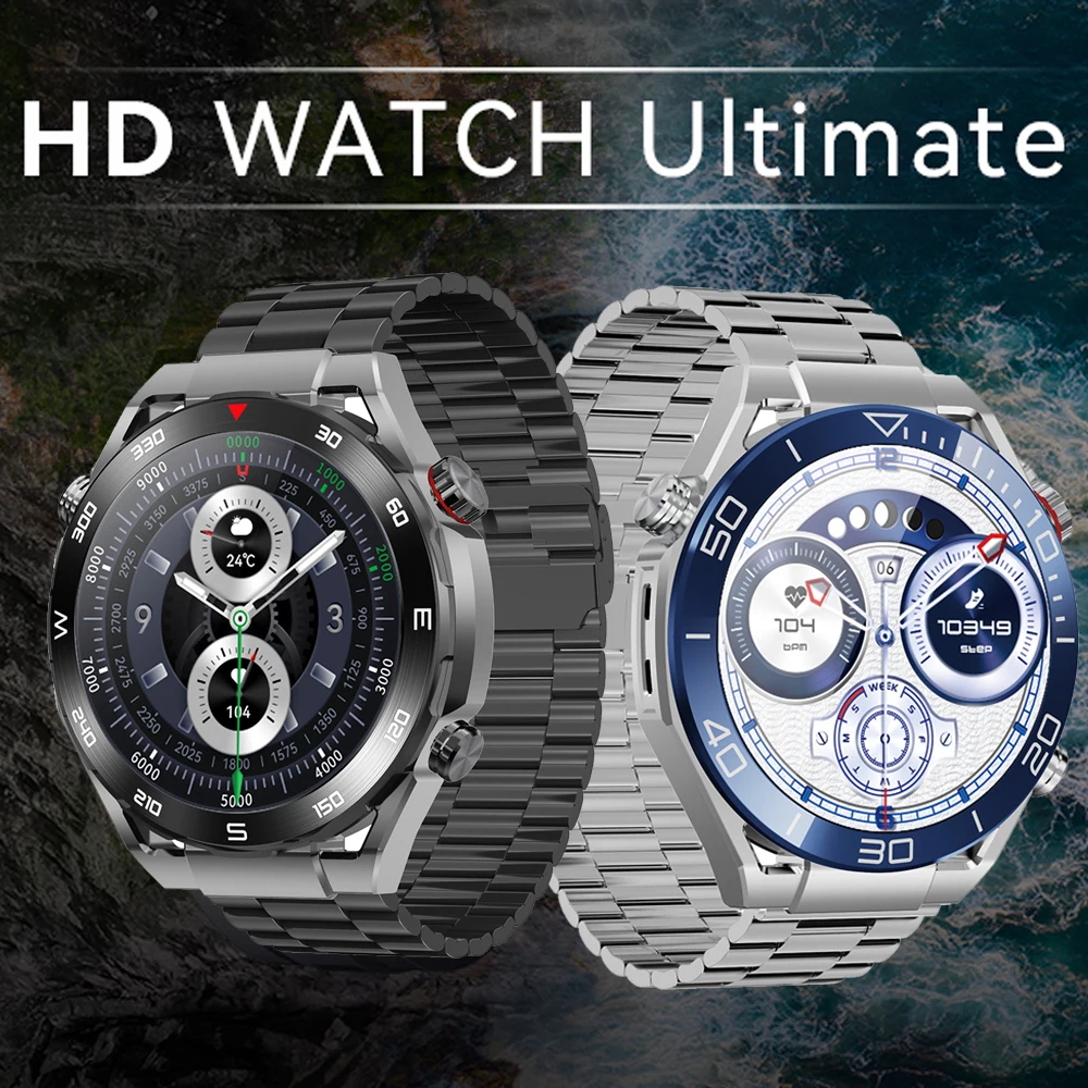 Imperme-vel-Ultimate-Smart-Watch-para-homens-Bluetooth-Call-B-ssola-NFC ...