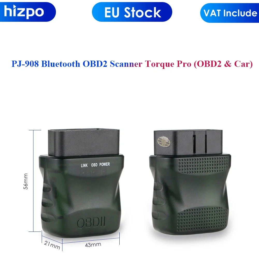 Car-Monitor-PJ-908-Bluetooth-OBD2-Scanner-Torque-Pro-per-Hizpo-Brand ...