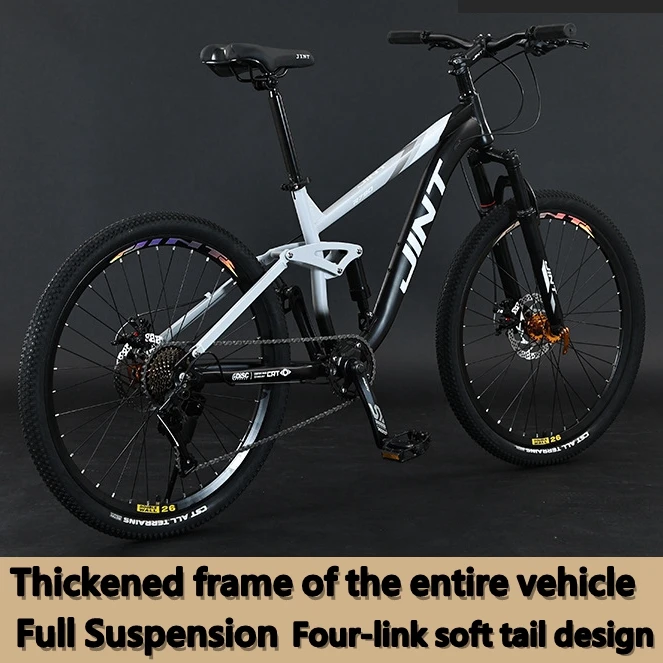 26-inch-Full-Suspension-MTB-Disc-Brake-Softail-Mountain-Bike-24-speed ...