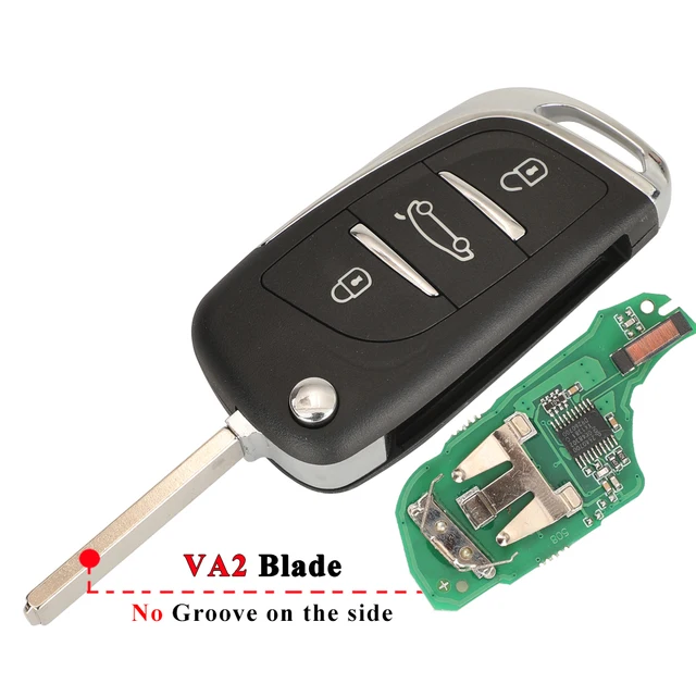 Jingyuqin Afstandsbediening Autosleutel 434Mhz ID46 PCF7941 Fob Voor ...