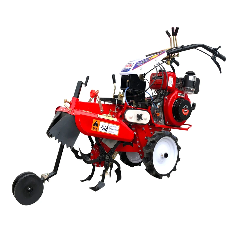 Novo micro tiller gasolina pequeno multi funcional agrícola arado ridge ...
