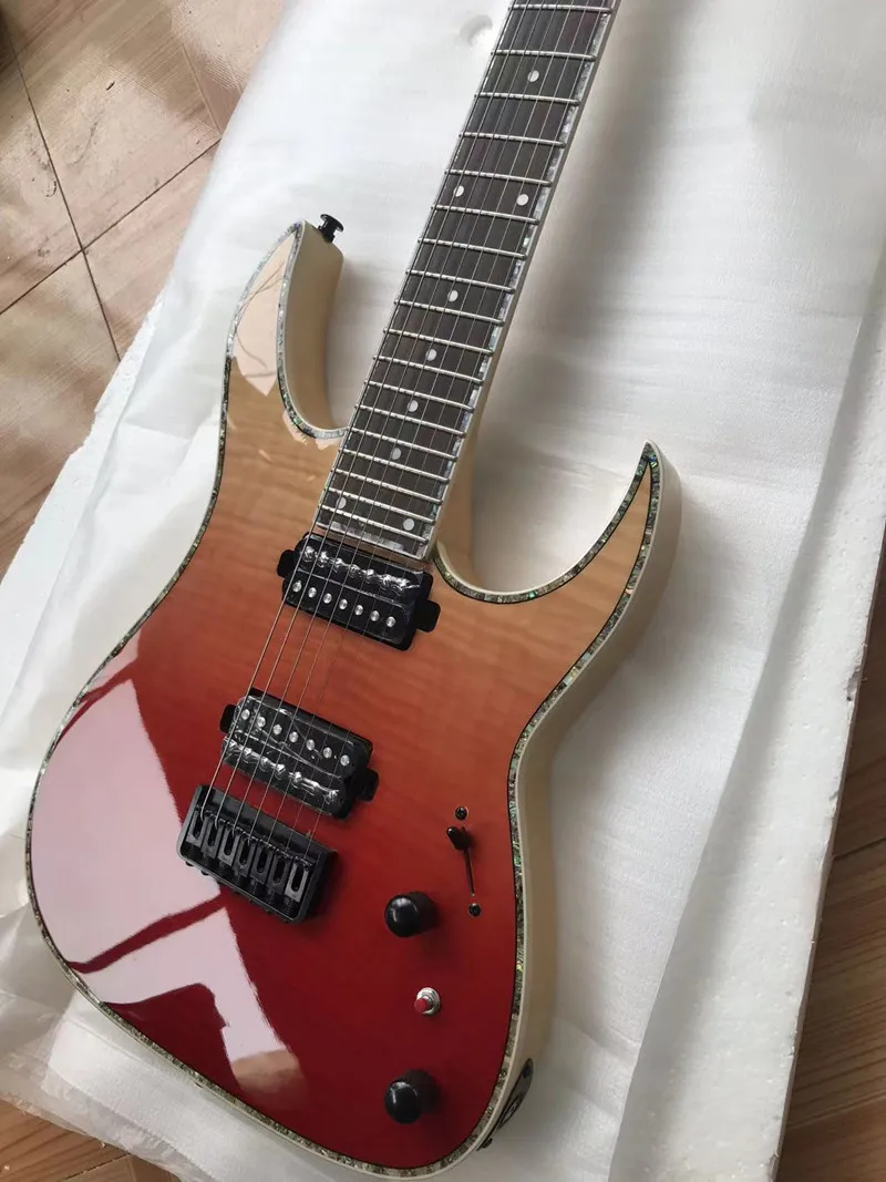 high-quality-7-string-guitar-Body-abalone-binding-7-Piece-the-neck ...