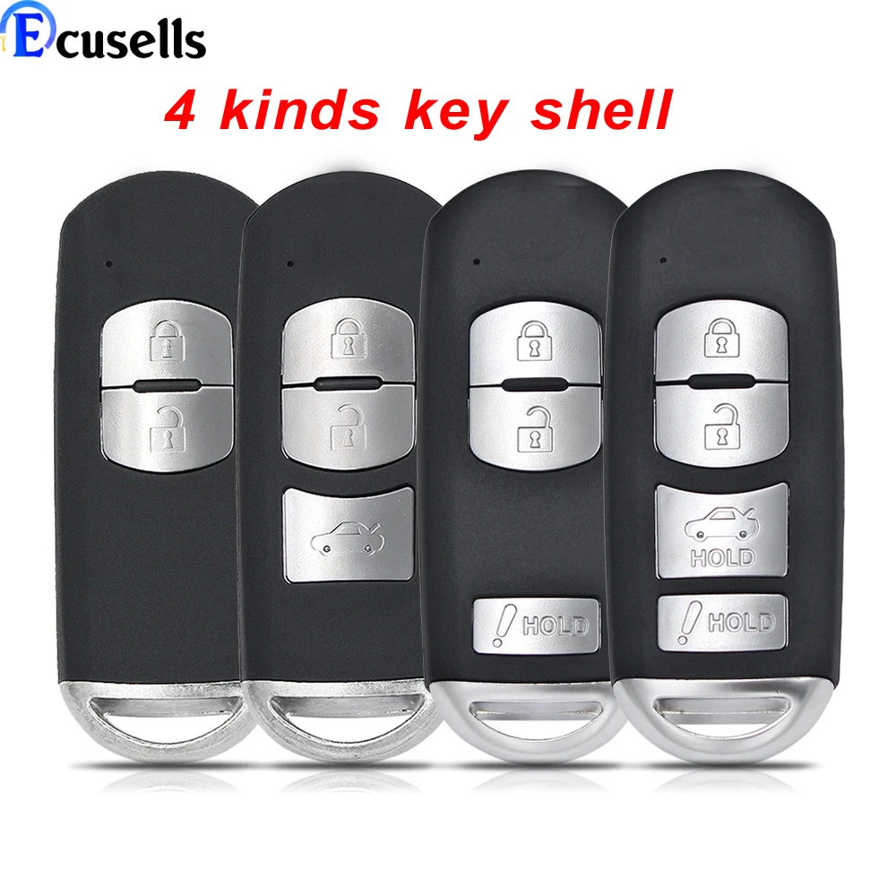 2/3/4 Buttons Replacement Remote Key Shell For M3 M6 Cx-3 Cx-5 Axela ...