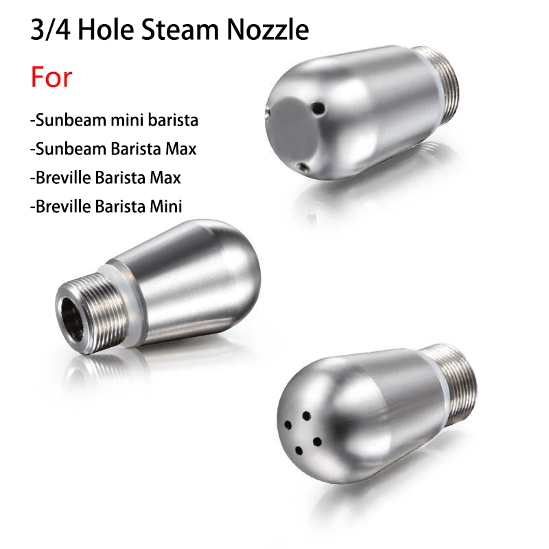 Coffee Steam Nozzle 3&4 Hole Milk Foam Steam Wand Tip for Sunbeam ...