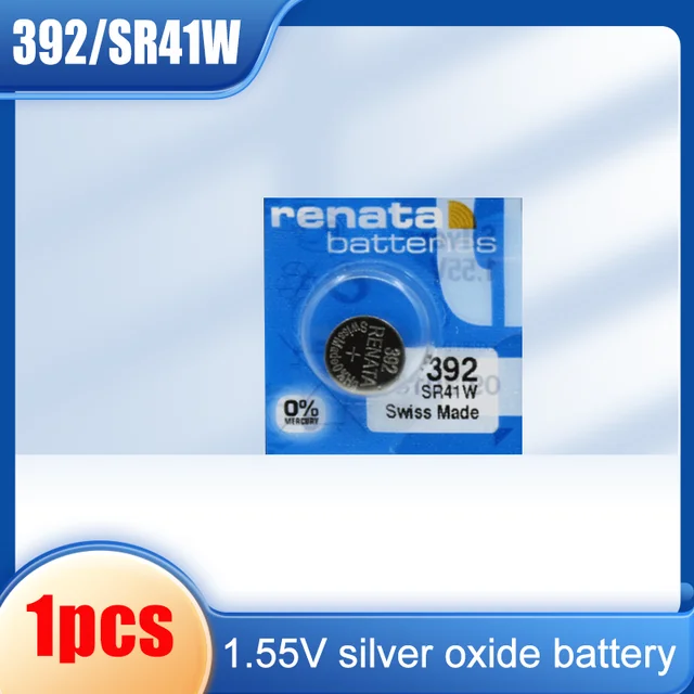 1-5PCS Original Renata 392 SR41W AG3 LR41 SR41 192 L736 1.55V Silver ...