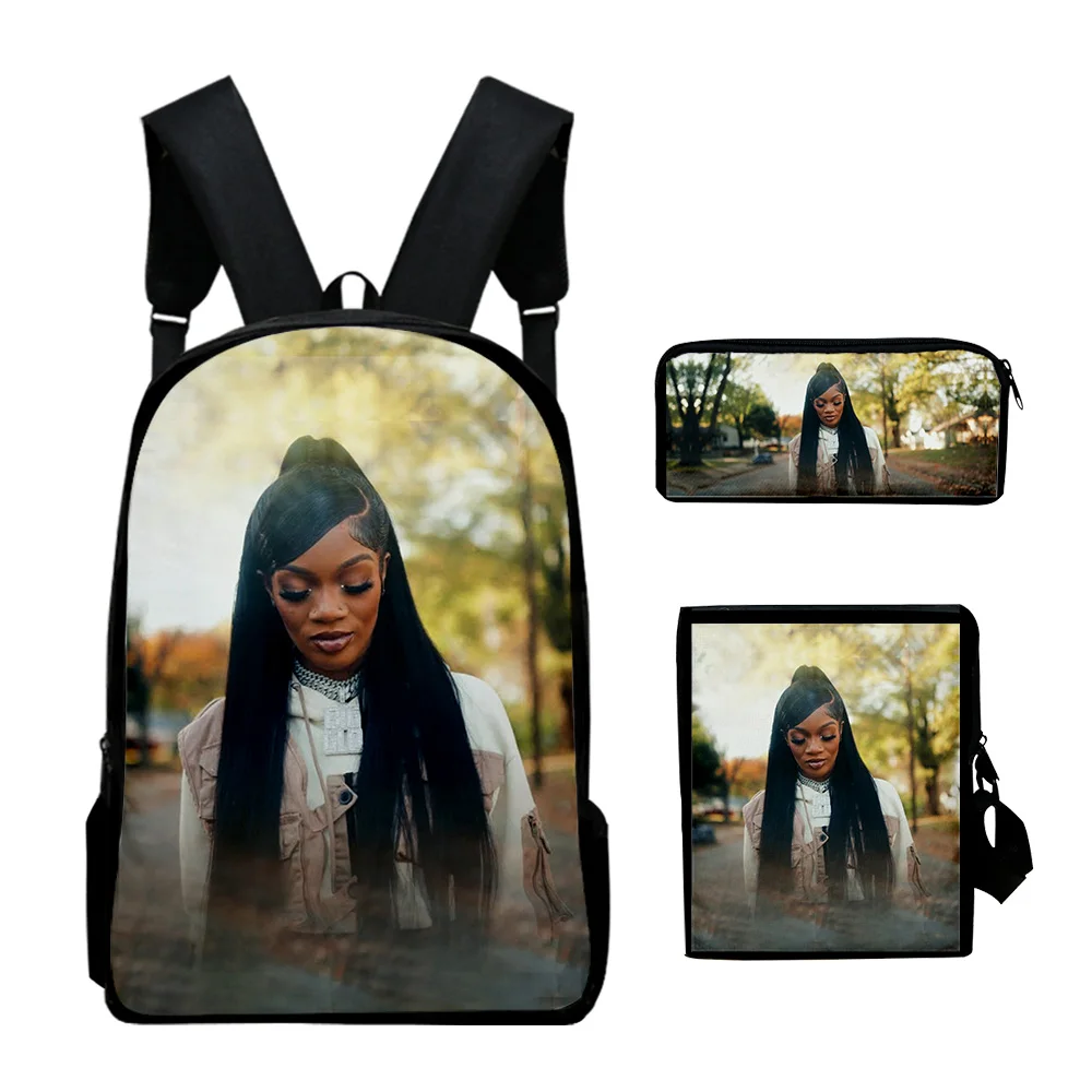 GloRilla-Rapper-Backpack-3-Pieces-Sets-Shoulder-Bags-Unisex-Daypack ...