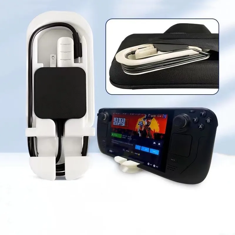 Steam-Deck-Charger-Storage-Game-Console-Holder-and-Power-AC-Adapter ...