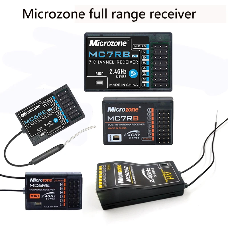 Microzone-Mc6re-Mc7rb-Mc9002-Mini-M-Sbus-Receiver-6ch-Mc8re-8ch-Is ...