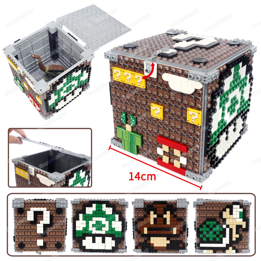 Classic-game-mali-box-building-block-monster-storage-crate-scenes ...