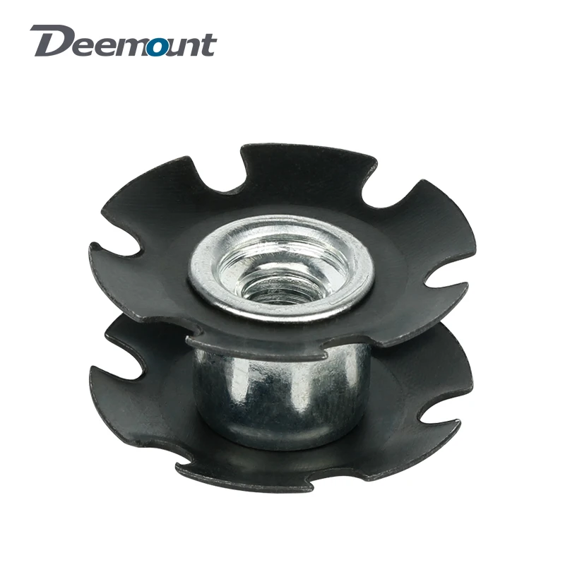 Bicycle Star Flanged Nut 1 1/8" 28.6mm Steerer Anchor Threadless ...