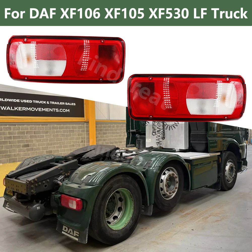 24V For DAF XF106 XF105 XF530 LF Truck Tail Lamp Auto Spare Parts ...