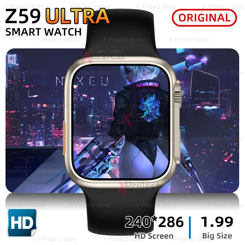 Z59 Ultra reloj inteligente para hombre y mujer, pulsera con NFC, Bluetooth, llamadas ...