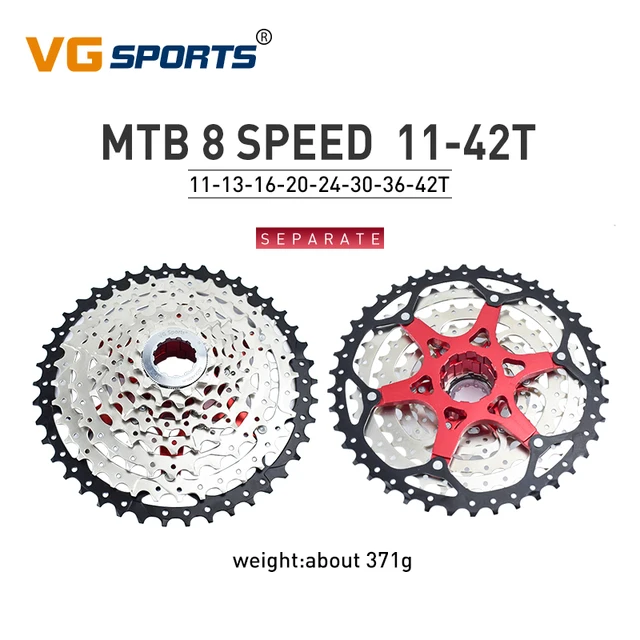 VG Sports 8 9 10 11 12 Speed MTB Bicycle Freewheel Separate Ultralight ...
