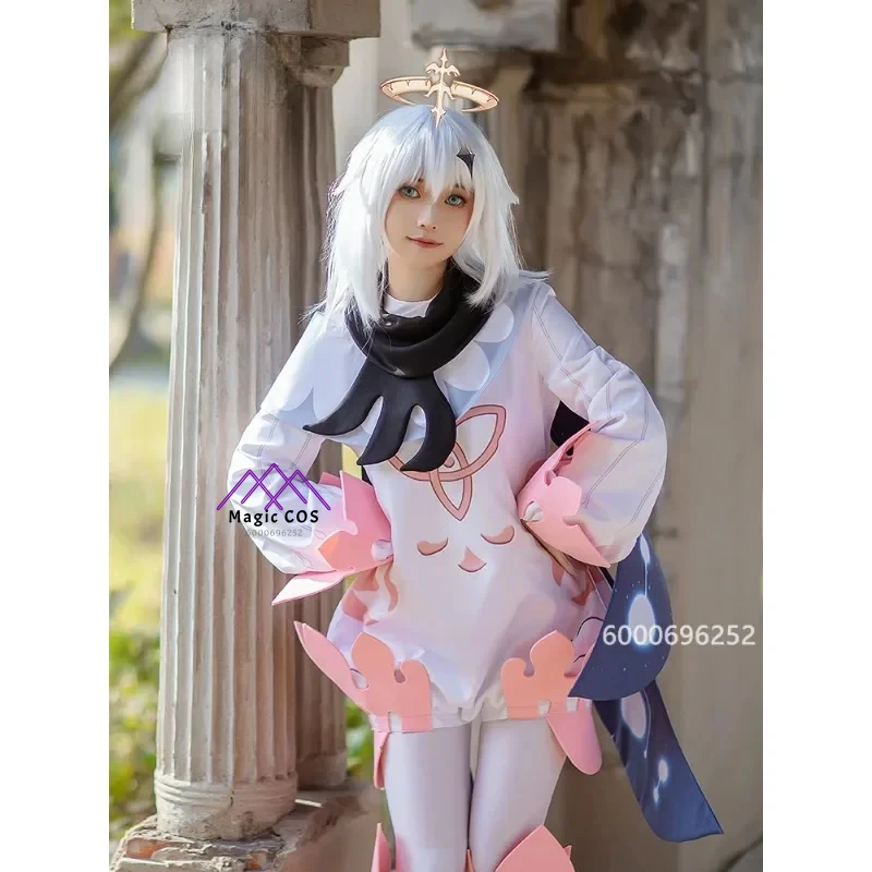Genshin-Impact-Traveler-Lumine-y-Paimon-disfraz-de-Cosplay-conjunto-completo-traje-de-juego-para ...