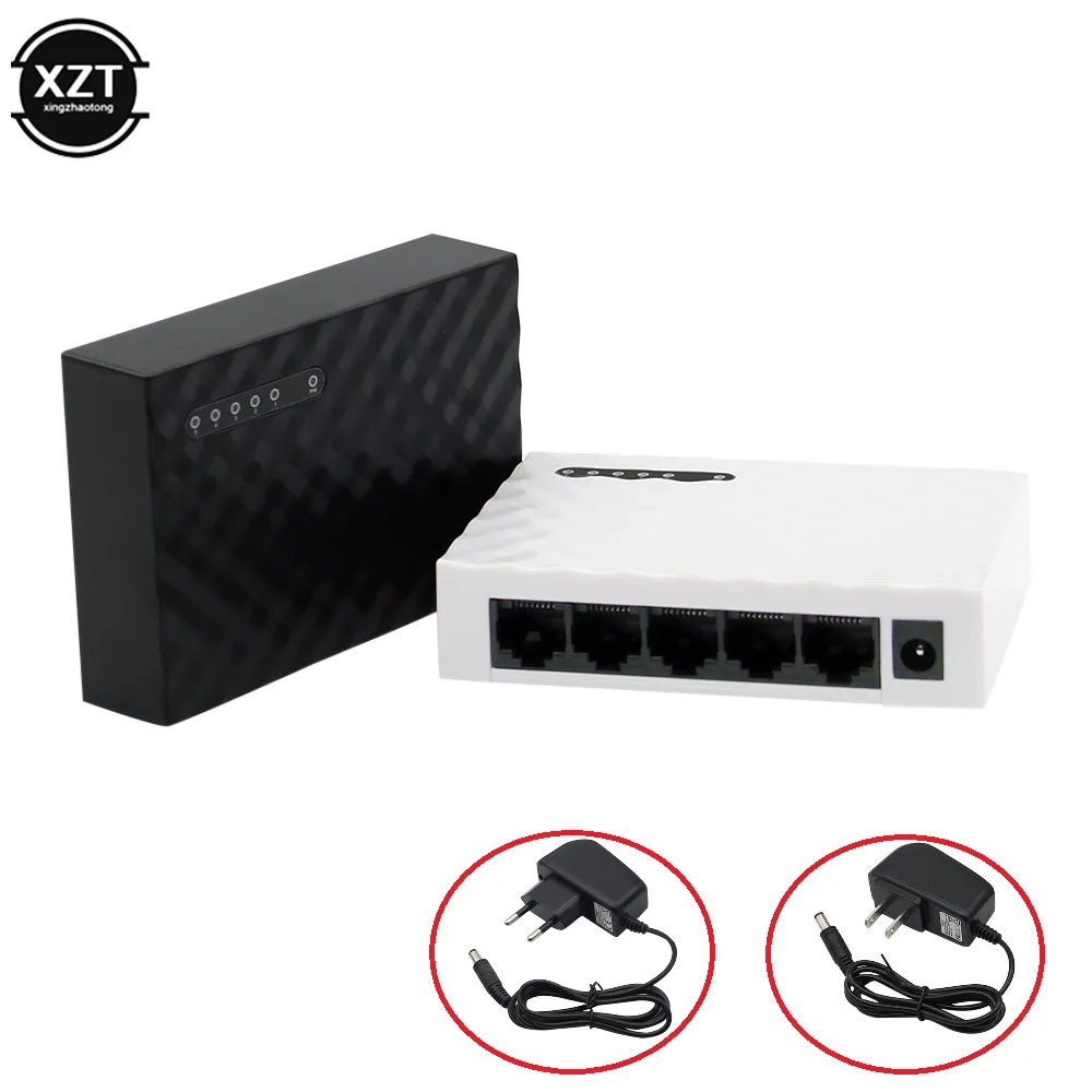 Mini-5-Port-Desktop-1000-Mbps-Network-Switch-Gigabit-Fast-RJ45-Ethernet ...