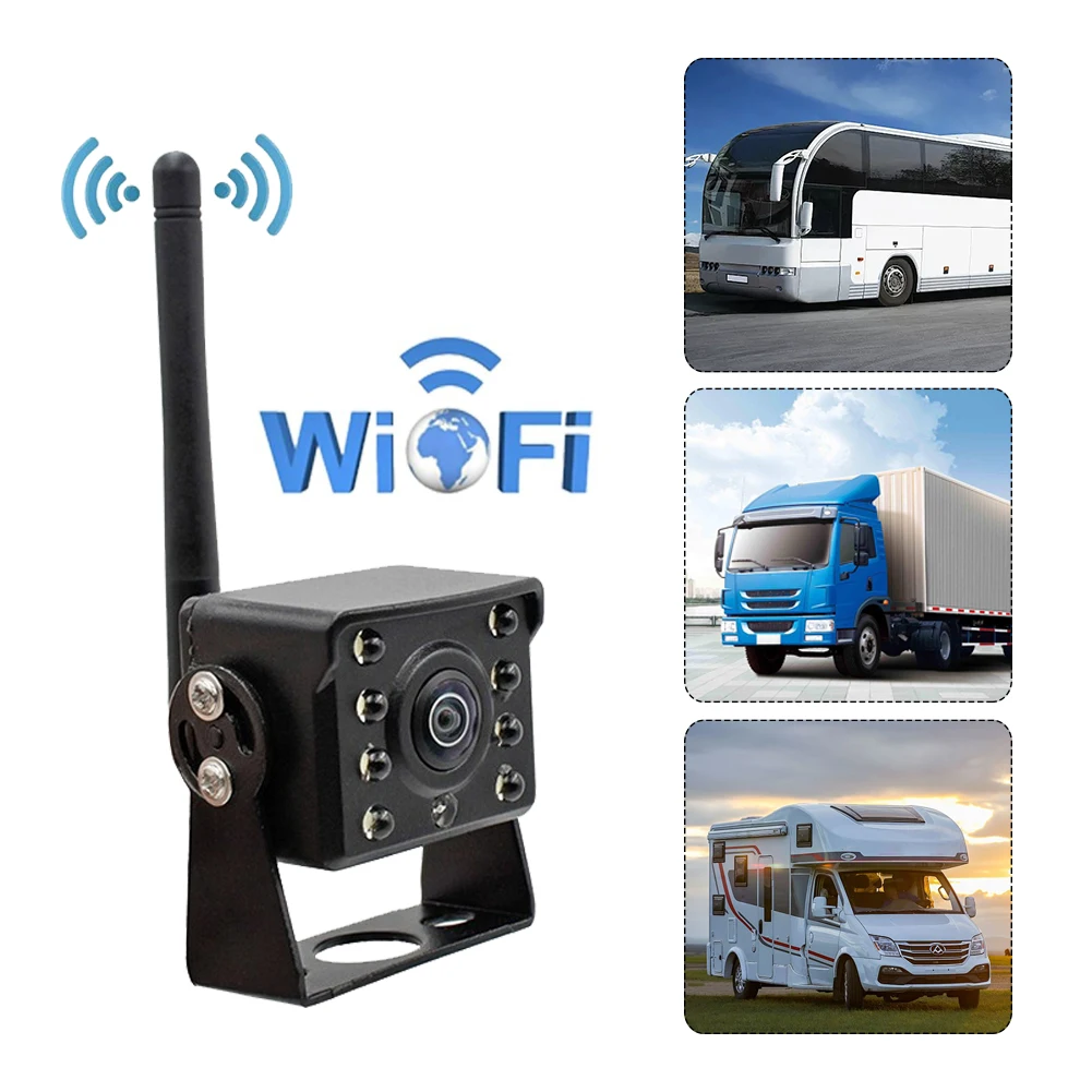 WIFI-Wireless-Reversing-Camera-For-Trucks-Buses-12V-24V-HD-Rear-View ...