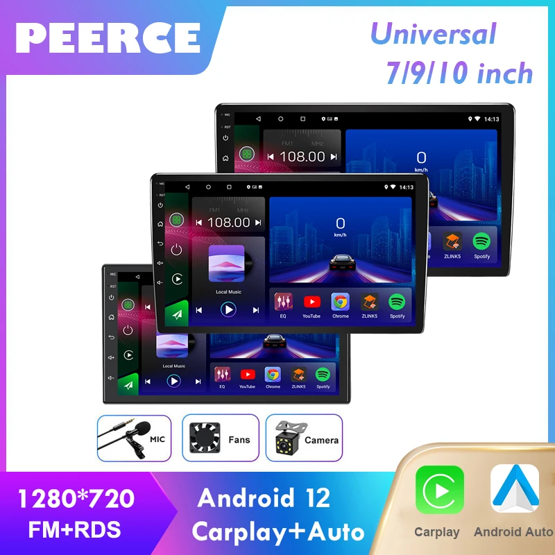 Android-12-Car-Radio-Multimedia-Player-Universal-Stereo-GPS-Navigation ...