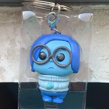 FUNKO pop INSIDE OUT SADNESS Pocket Keychain swag style Toy Action Toy ...
