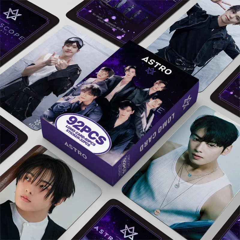 92Pcs-Set-Astro-Idol-Boy-Group-Lomo-Card-New-Album-Series-High-Quality ...