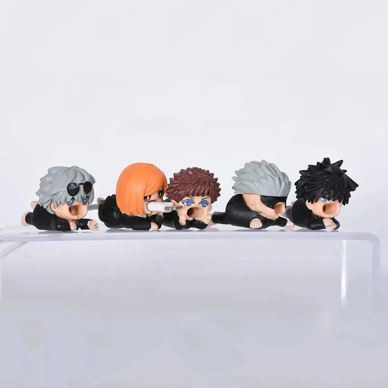 5-Pcs-set-Cute-Anime-Jujutsu-Kaisen-Data-Lines-Protector-Gojo-Satoru ...