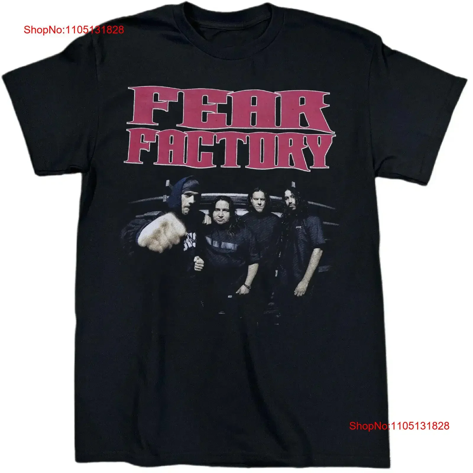 FEAR FACTORY Band In Tour Heavy Cotton Black T Shirt All Size JU466 ...